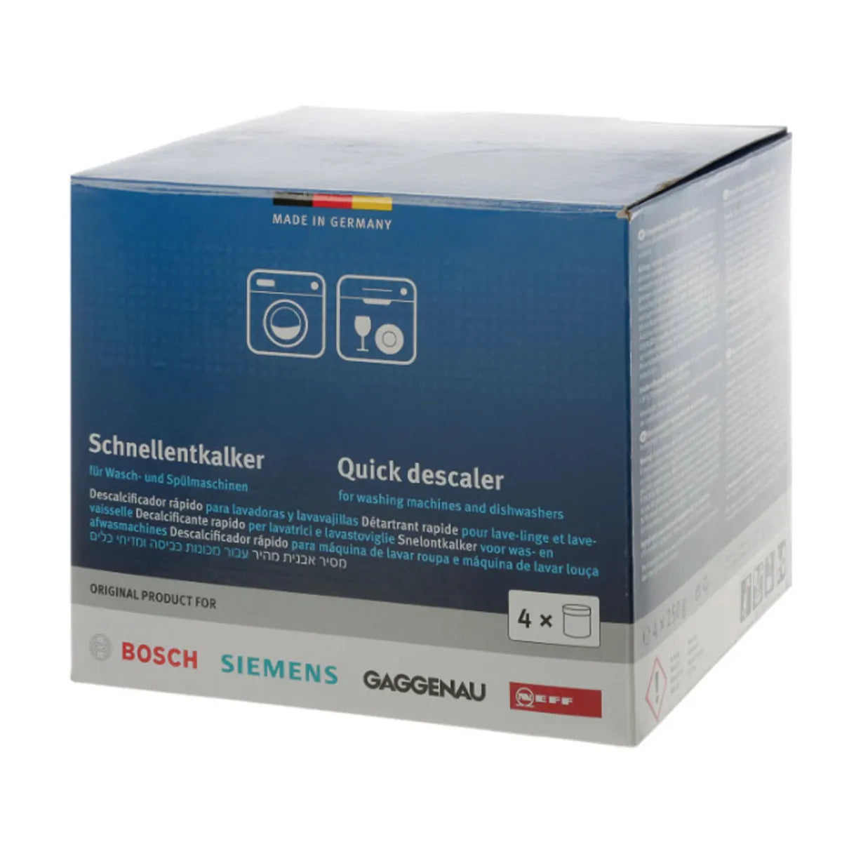 Descaler cleaner for Bosch washing machines and dishwashers 00311922 4