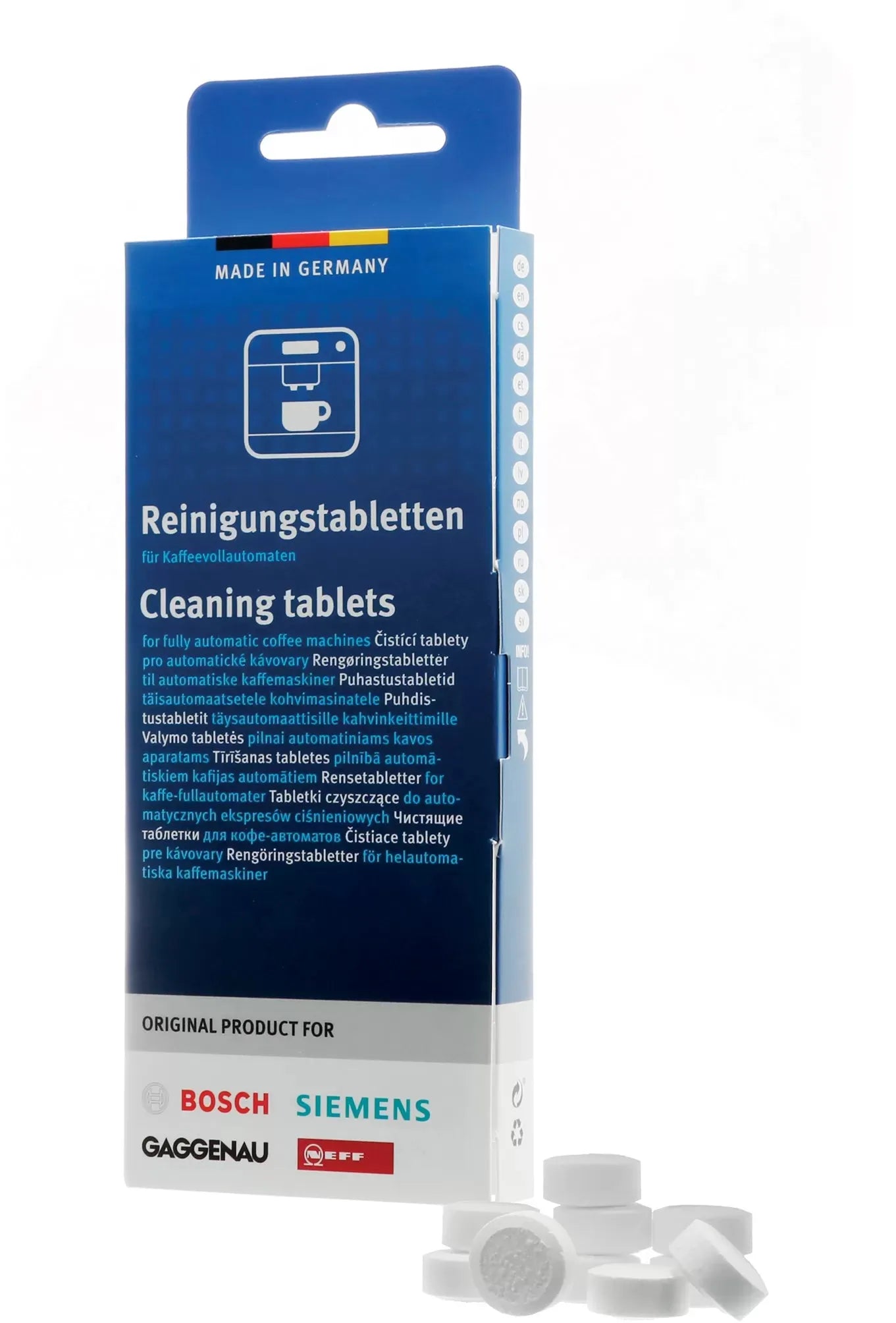 Bosch, Balay, Siemens coffee machine detergent tablets 00311969